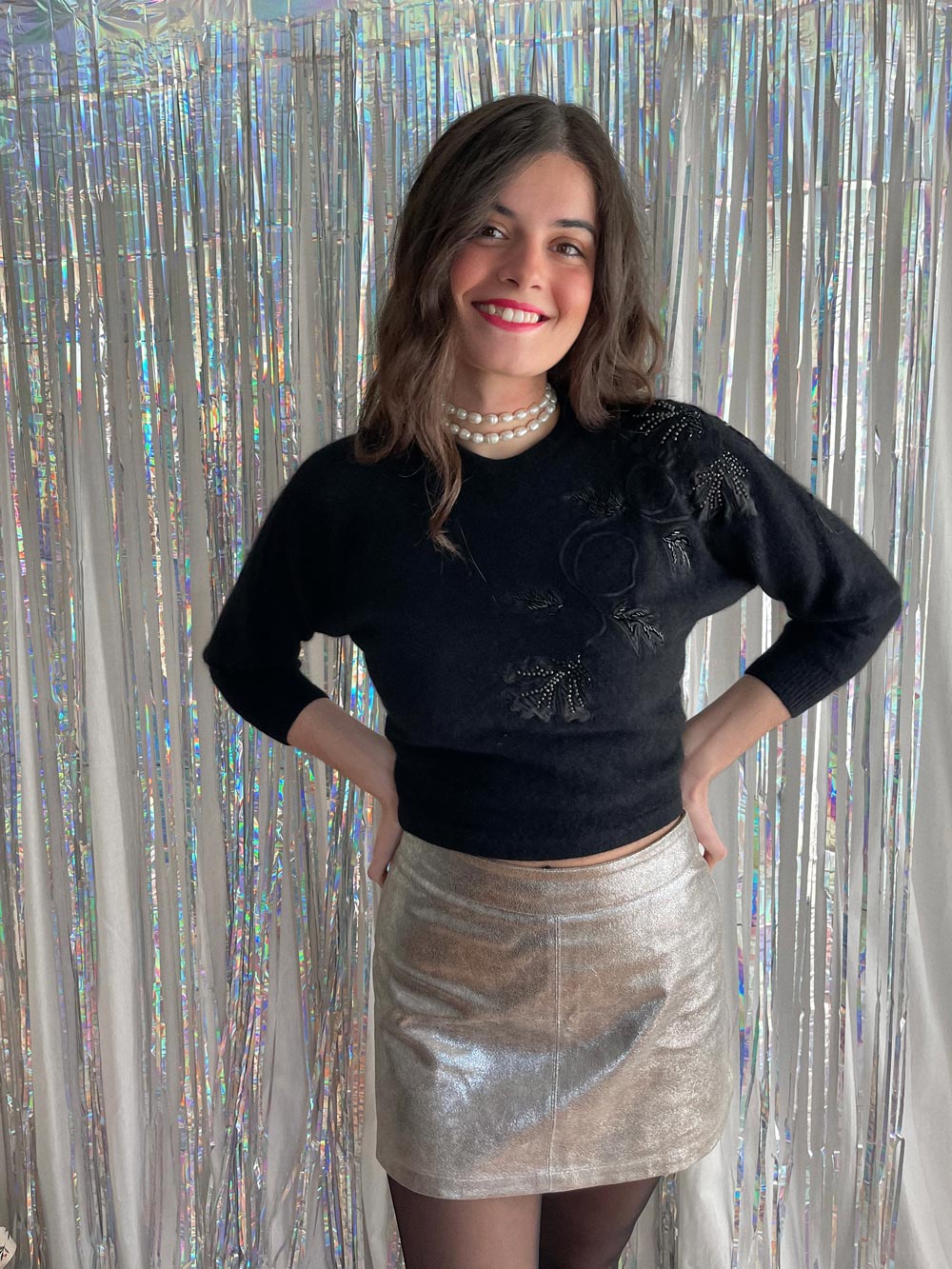 Jersey vintage fiesta negro bordado | 30 € | Trend Vintage Collection ...