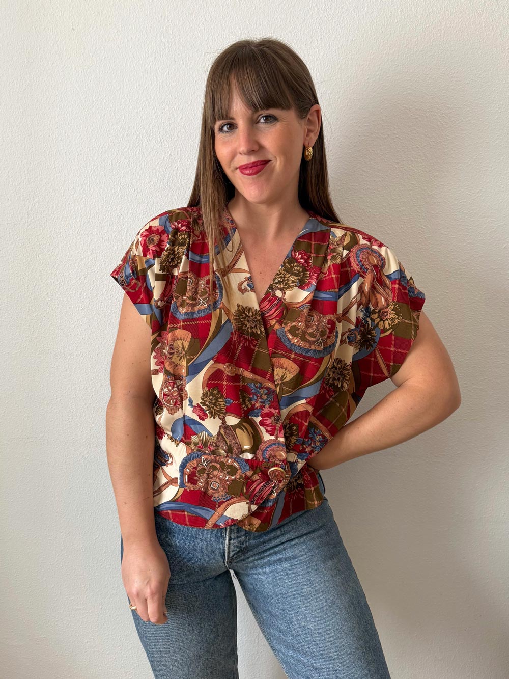 Blusa cruzada ecuestre | 24 € | Trend Vintage Collection - Ropa de mujer